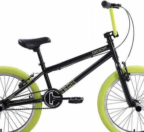 Велосипед BMX TechTeam Goof 20" черный 2023