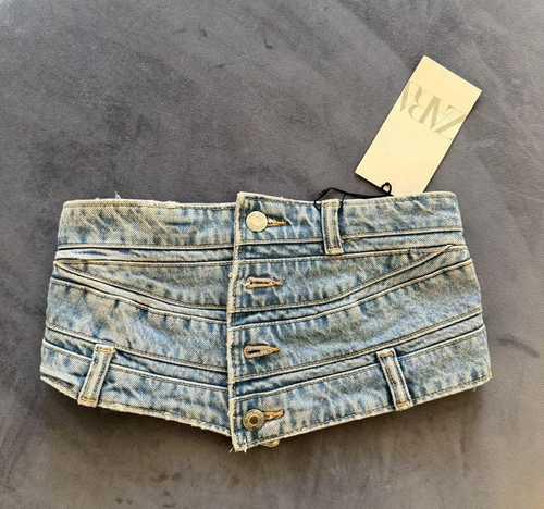 Джинсовый топ Zara xs