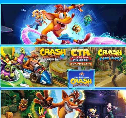 Crash bandicoot 4 части   team racing ps4 ps5