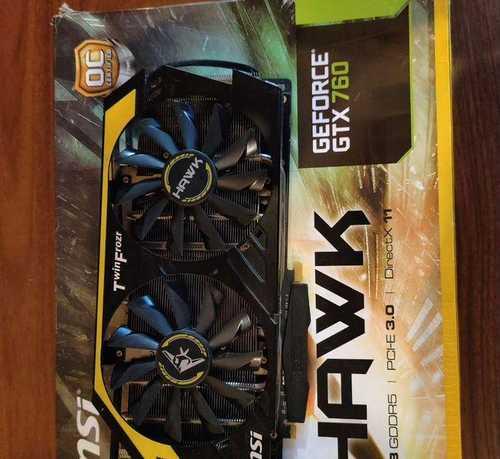 Видеокарта MSI Geforce GTX760 hawk