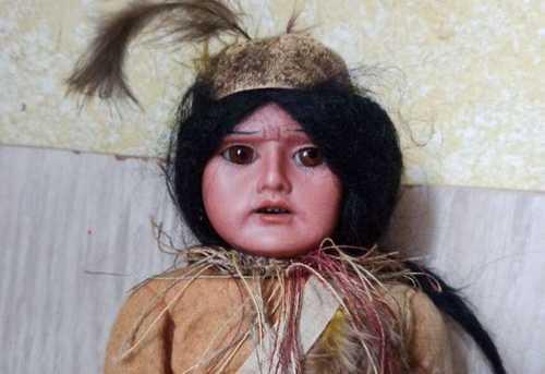 Антикварная кукла индеец Armand Marseille
