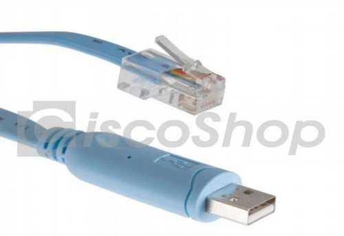 Кабель CAB-console-USB-RJ45 для Cisco