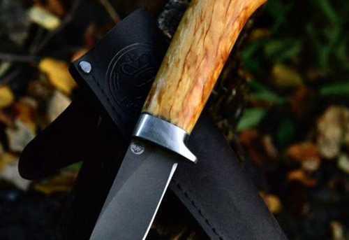 Нож Сурок (D2, карельская береза). для рыбалки