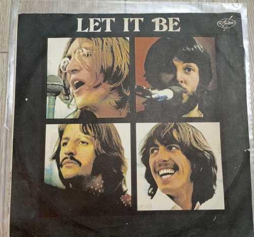 Пластинка Beatles альбом Let it be