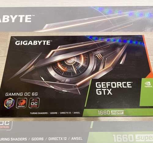 Видеокарта Gigabyte gtx 1660 super 6gb