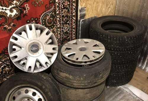 Продам комплект колес р15 ford focus 2 зима+лето