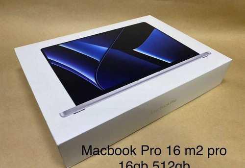 Macbook Pro 16 m2 pro 16gb 512gb ростест
