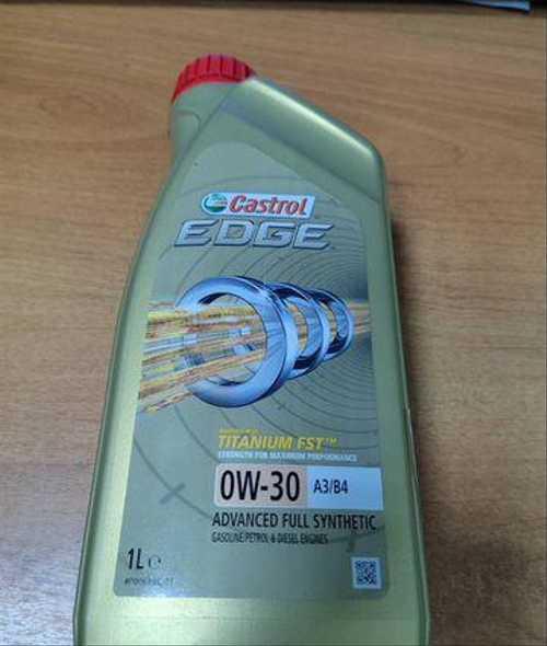 Масло Castrol Edge 0W30 Titanium А3/В4 1л | Festima.Ru - Мониторинг объявлений