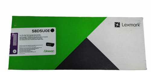 Картридж Lexmark 58D5U0E, черный, (оригинал)