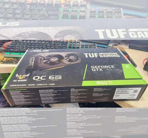 Коробка от видеокарты asus Geforce GTX 1660 Ti 6GB