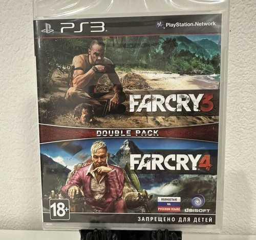 Far cry 3 +4 ps3 новый