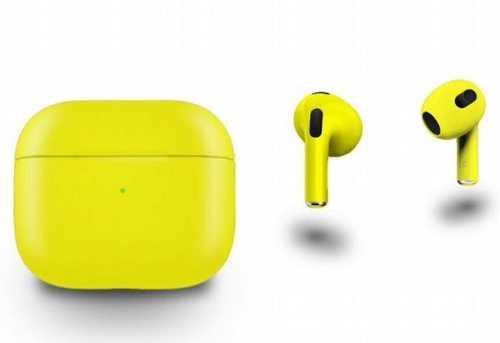 Наушники беспроводные Apple AirPods 3 - Yellow Mat