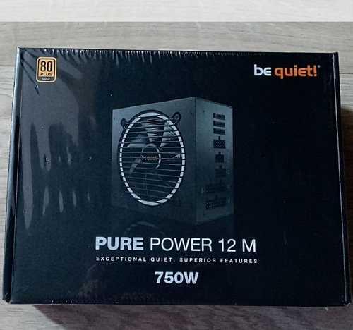 Блок питания Be Quiet Pure Power 12 M 750 (новый)