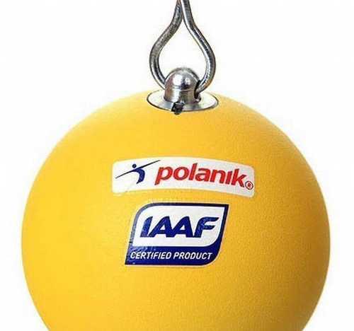 Молот соревновательный стальной 6 кг, диам. 105 мм. Polanik iaaf PM-6/105