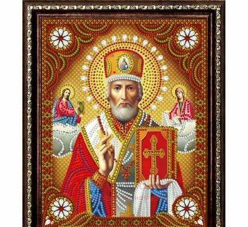 Алмазная мозаика 27x33 Тезоименный святой Николай