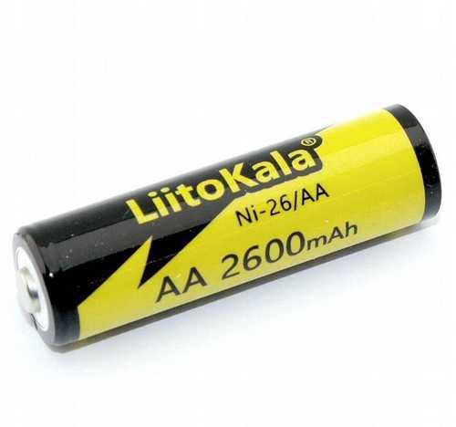 Аккумулятор LiitoKala Ni-26 AA Ni-Mh 2600mAh, 1.2V