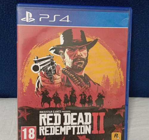 Диски на ps4 Red dead redemption 2