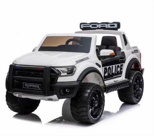 Электромобиль Ford Ranger Raptor Police белый
