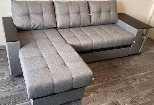 Угловой диван для сна со столиком