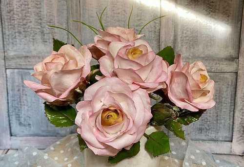 Букетик роз/искусственные цветы /подарок
