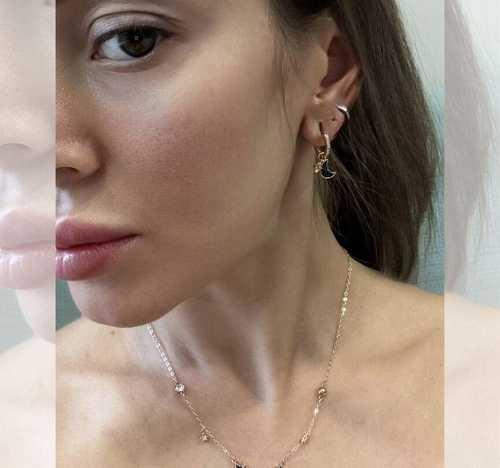 Комплект колье Swa Symbol swarovski луна moon