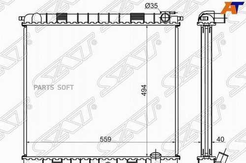 Радиатор охлаждения Рендж Ровер (NEW) 4.0/4.6 98-0