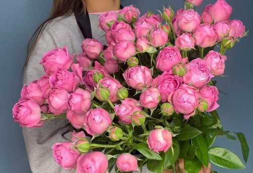 Букет цветы Оптом пионы пионовидные розы