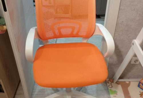 Компьютерное кресло Chairman 696 white оранжевый
