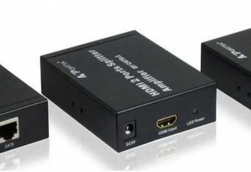 Сплиттер 1*2 по 1 витой паре до 60 м (hdmi 1X2 Spl