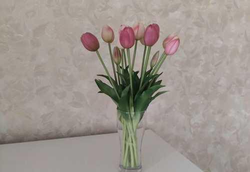 Букет искусственных тюльпанов
