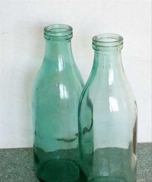 Старинные Бутылки молочные 1 л