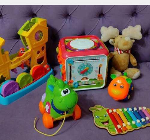 Развивающие игрушки, пакетом, Chicco, playscool