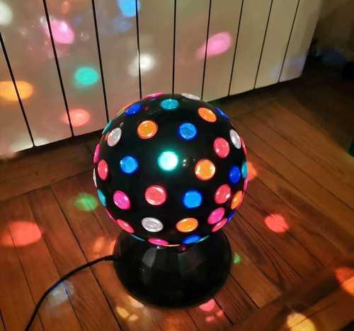 Дискошар-ночник, вращающийся