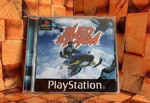 Sled storm гонки на снегоходах для Playstation 1