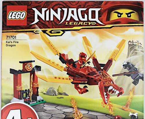 Lego Ninjago 71701 Огненный дракон Кая, Новый