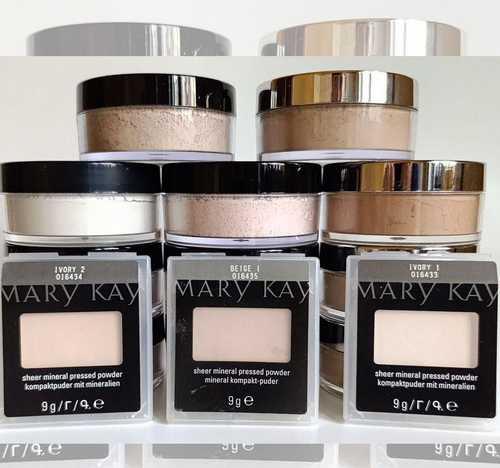 Пудра рассыпчатая, компактная Mary Kay