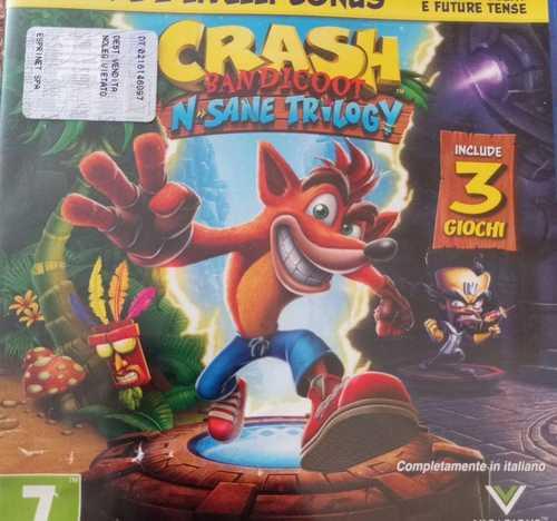 Crash bandicoot N sane trilogy ps4