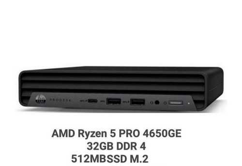 Mini PC HP ProDesk 405 G6 DM топовой комплектации