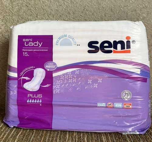 Урологические прокладки seni lady plus 15 шт