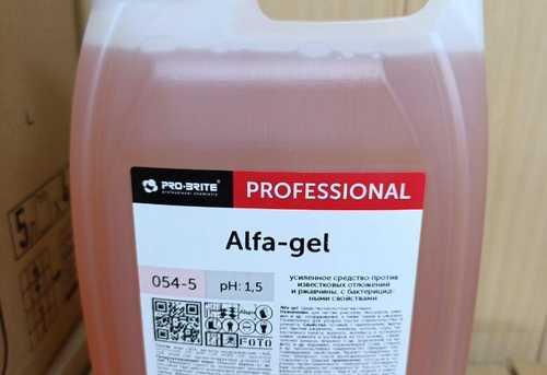 Alfa gel(5лит) усиленное средство для унитаза и др