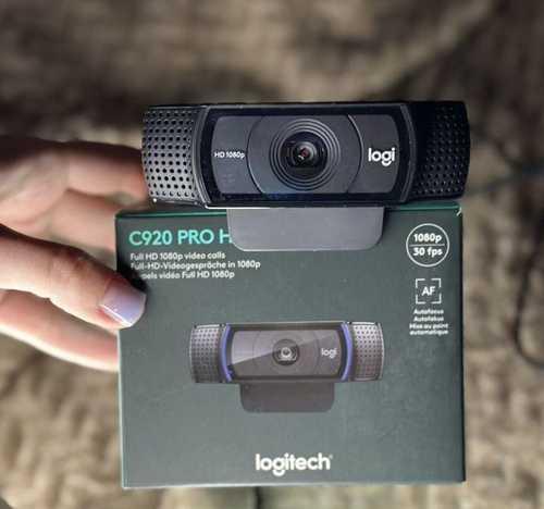 Веб камера logitech hd pro webcam c920