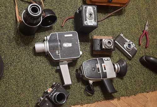 Старинные Винтажные объективы фотоаппараты