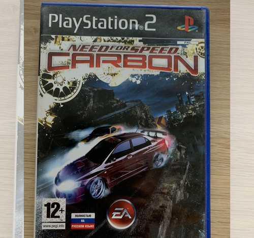 Диск на ps2 Need for speed: Carbon