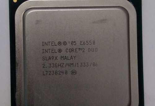 Процессор intel core 2 duo E6550