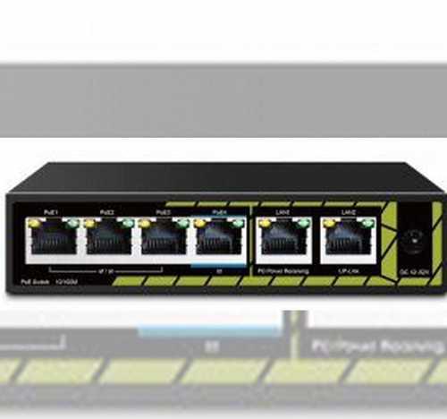 PoE коммутатор Tantos TSn-4FP6F2P