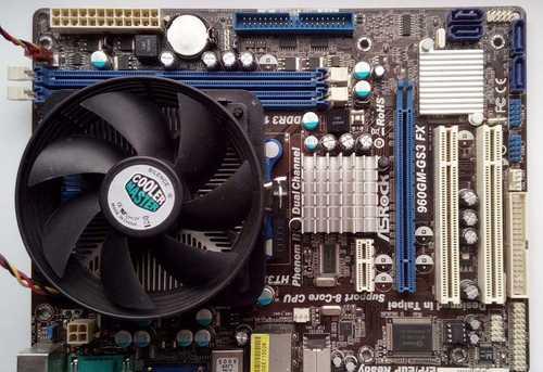 Комплект FX-6300+ASRock 960GM-GS3 FX+8 GB ddr3