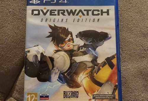 Диск на ps4, overwatch