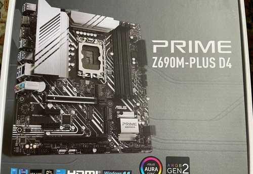 Материнская плата asus prime Z690M-plus D4