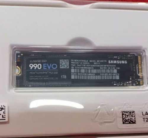 Новый ssd Samsung 990 EVO 1tb