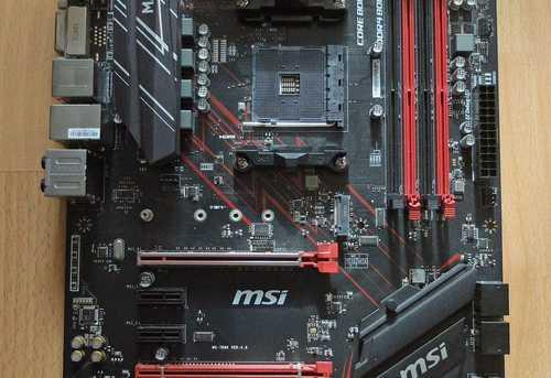 Материнская плата MSI B450 gaming plus MAX б/у